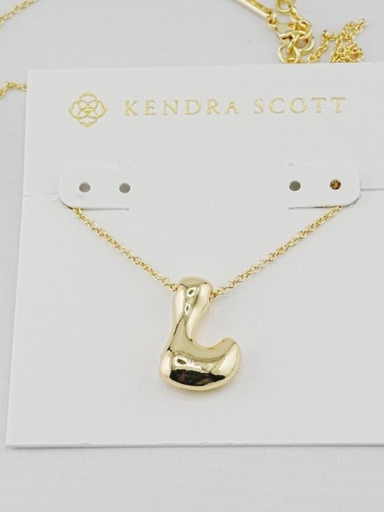 Kendra Scott | Jewelry | Kendra Scott Polished Letter Necklace | Poshmark